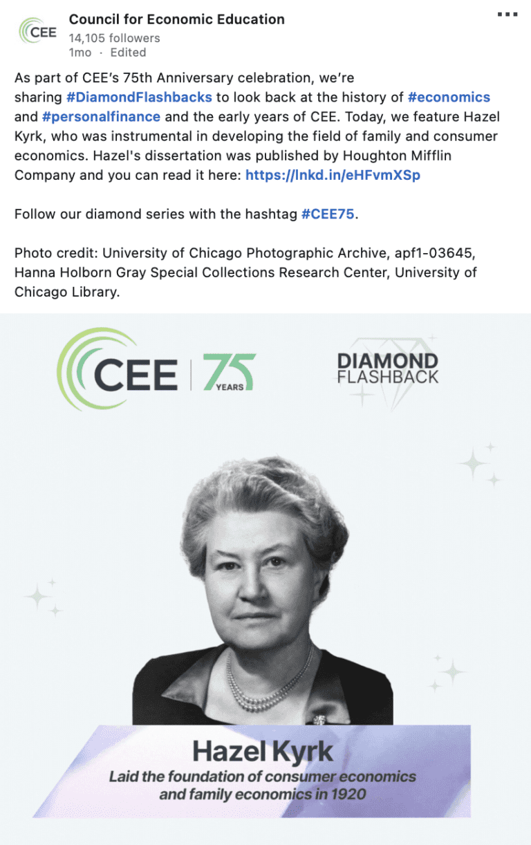 CEE Timeline - Council for Economic Education